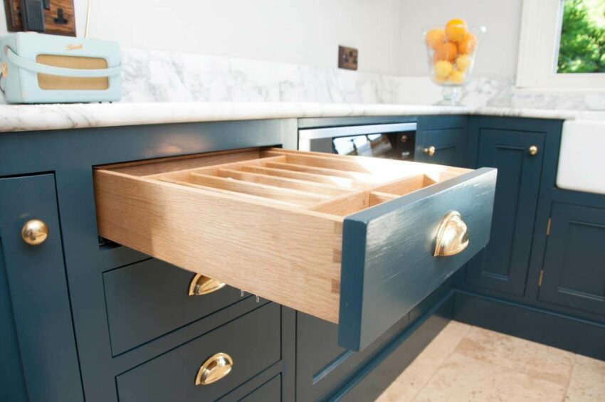 Handmade Shaker Kitchen, Beaded & Rails | Norfolk Workshop